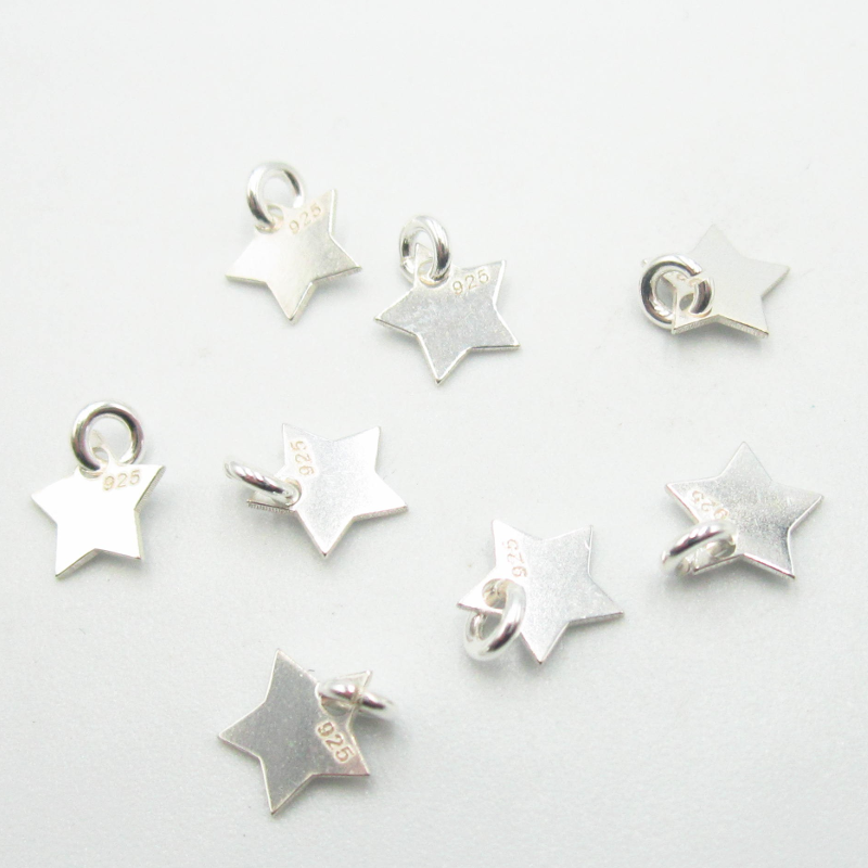 Srebro Ag - element ozdobny gwiazdka 6mm :: AMBER PLANET NORD Jadwiga ...